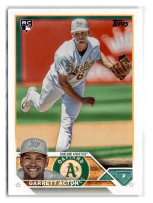 2023 Topps update #US192 Garrett Acton Rookie Near mint or better | eBay