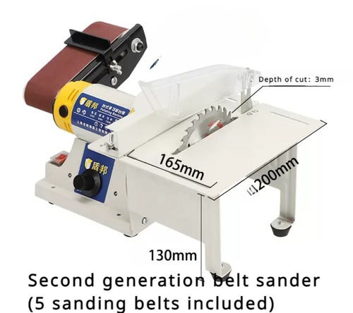 Desktop Multifunctional Belt Grinding Machine for Household Use Small ...