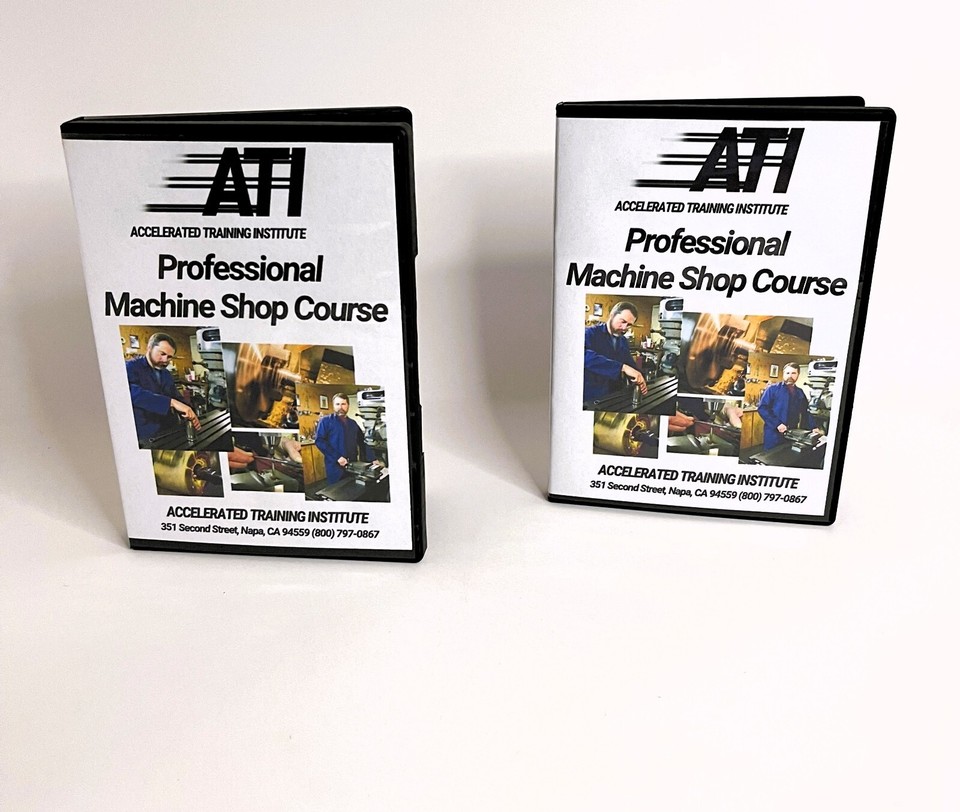 ATI MACHINE SHOP COURSE GUNSMITHING LATHE MILLING METALWORKING DVD BOX ...