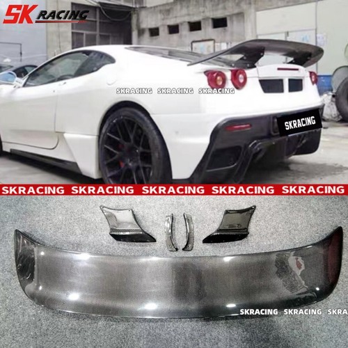 Fit For Ferrari F430 2005-2009 NEW Style Real Carbon Fiber Rear Wing ...
