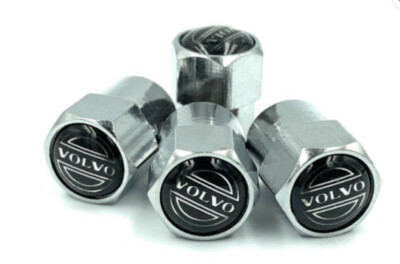 Volvo Chrome Tire Valve Stem Caps- Universal Fit (Set of 4) | eBay