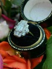 Vintage Art Deco 3.50 Ct Emerald Cut Lab-Created Diamond Old Romanian ...