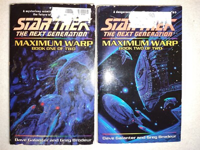 Star Trek The Next Generation Maximum Warp 2 Book Set paperbacks good ...