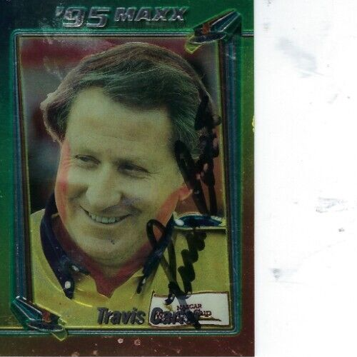 TRAVIS CARTER HAND SIGNED 1995 MAXX PREMIER PLUS RACING #100 - NASCAR ...