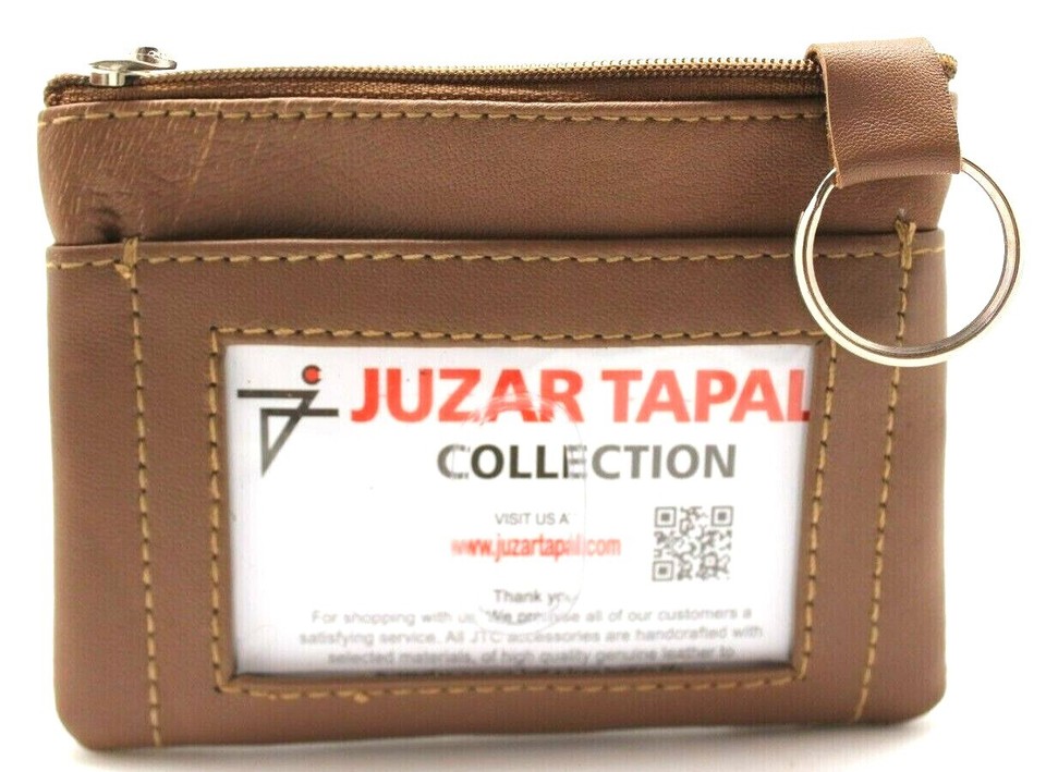 Women Coin Purse ID Holder Leather Wallets Cash Card Pouch Zip Bag ...