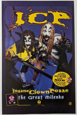 ICP Insane Clown Posse Great Milenko Print Ad Music Poster Art PROMO ...