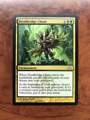 Deadbridge Chant MTG Magic the Gathering Card LP Lightly Played Dragon ...