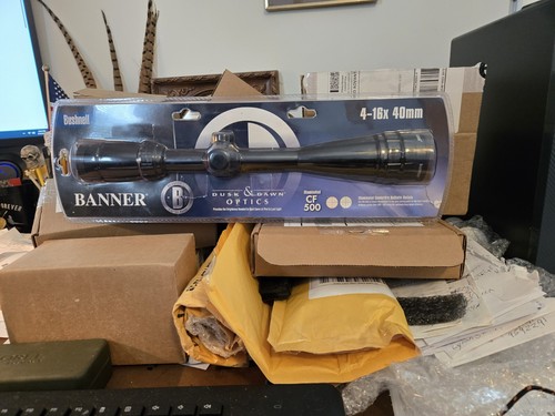 Bushnell Banner CF-500 Rifle Scope, 4-16x 40mm, New In Packaging Open ...