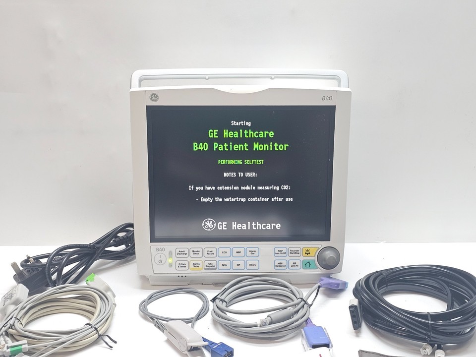 Patient Monitor GE B40 with SpO2,NIPB,ECG GAS Options Bedside ...