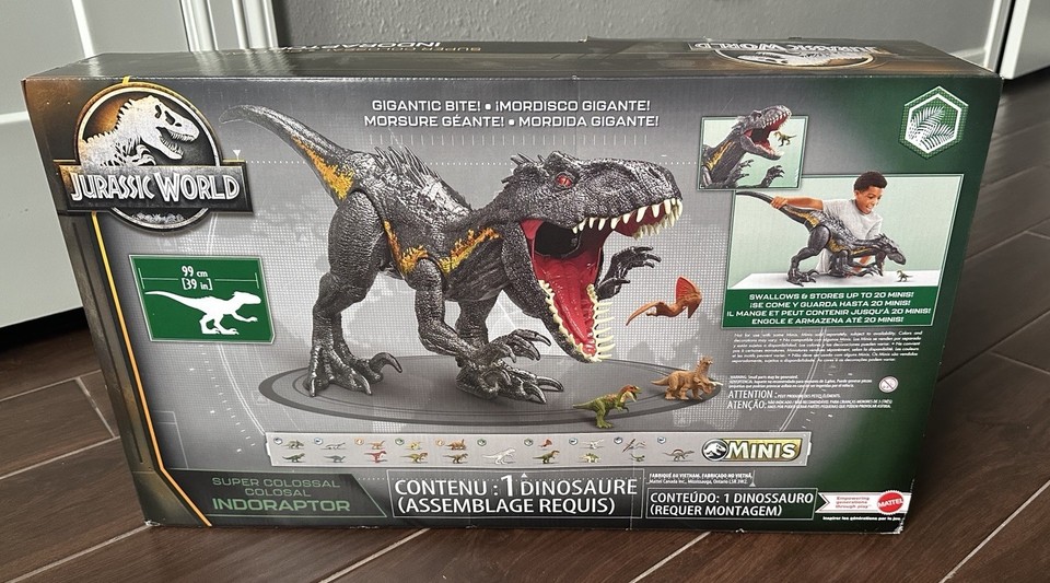 Jurassic World Super Colossal Indoraptor Dinosaur Action Figure Park ...