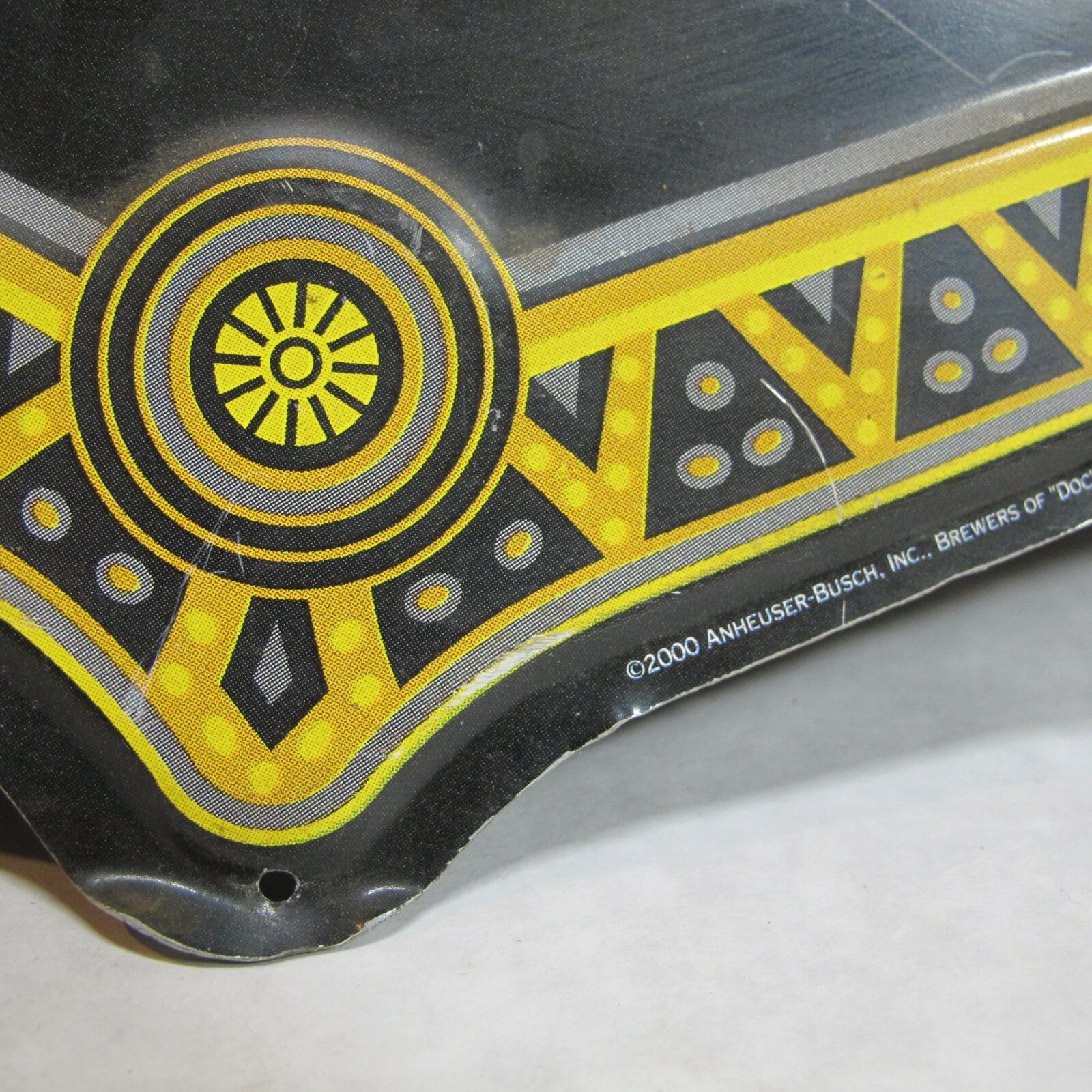 2000 Vintage Metal Embossed Doc Otis Hard Lemon Malt Beverage Idaho ...