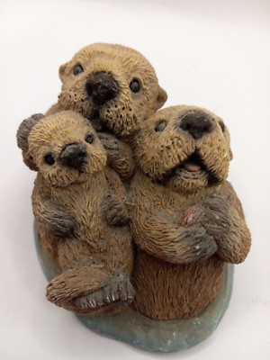 Animal Classics United Design Corp Classic Critters Sea Otter Family ...