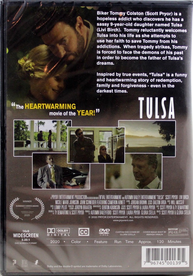 Tulsa (2020) NEW DVD Scott Pryor Livi Birch Nicole Marie Johnson ...