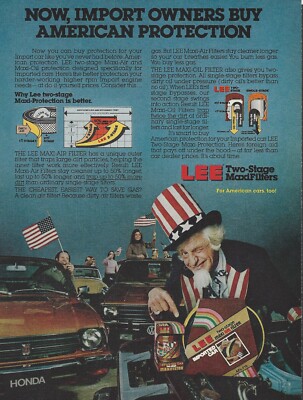 1981 Lee Two-Stage Maxi Filter Uncle Sam vintage Print Ad Advertisement ...