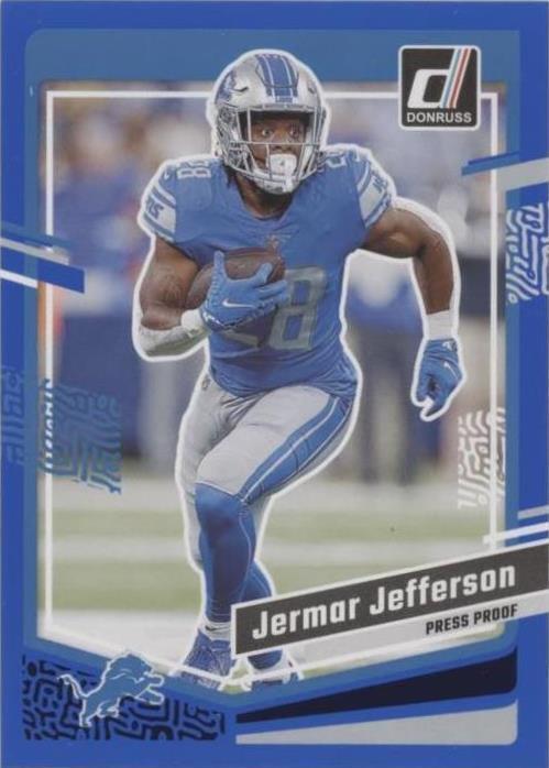 2023 Panini Donruss - Jermar Jefferson #100 Press Proof Blue for sale ...