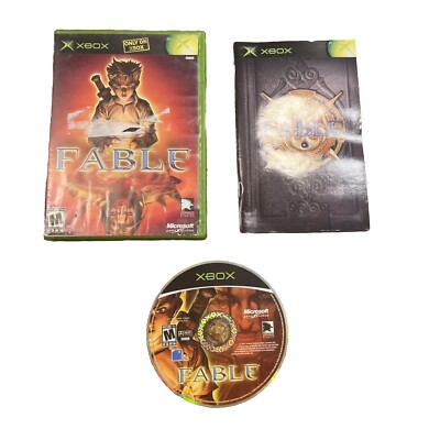 Fable, Microsoft Original Xbox (2004), Complete with Manual ...