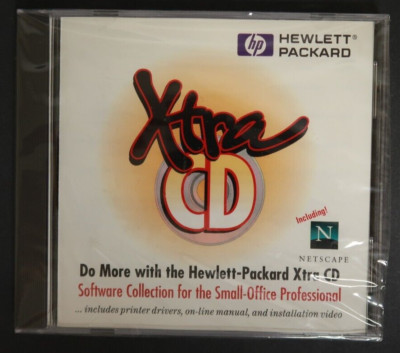 HP Hewlett Packard Xtra CD PC Computer Program Software Small Office ...
