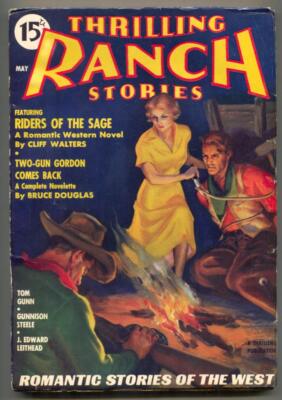 PULP: Thrilling Ranch Stories Pulp May 1936- Riders of the Sage | eBay