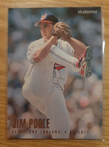 1996 FLEER TEAM SETS JIM POOLE #14 CLEVELAND INDIANS | eBay
