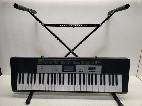 Casio LK-135 61 Lighted Key Keyboard Electronic and Stand - Tested | eBay