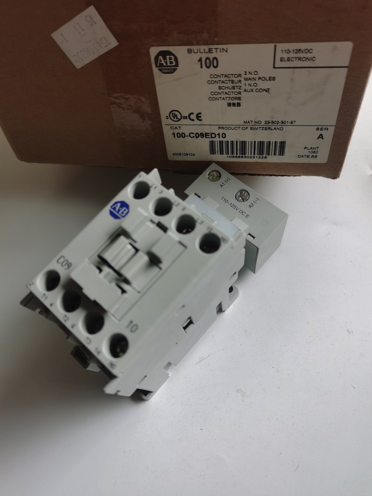 New 100-C09ED10 DC Contactor Block 110-125VDC x 1pc | eBay