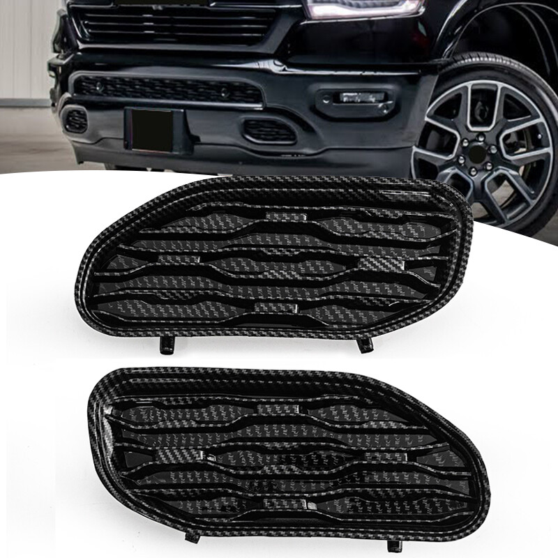 2PCS front bumper Left and Right Bezel Kit 68414296AA For 2019-2022 RAM ...