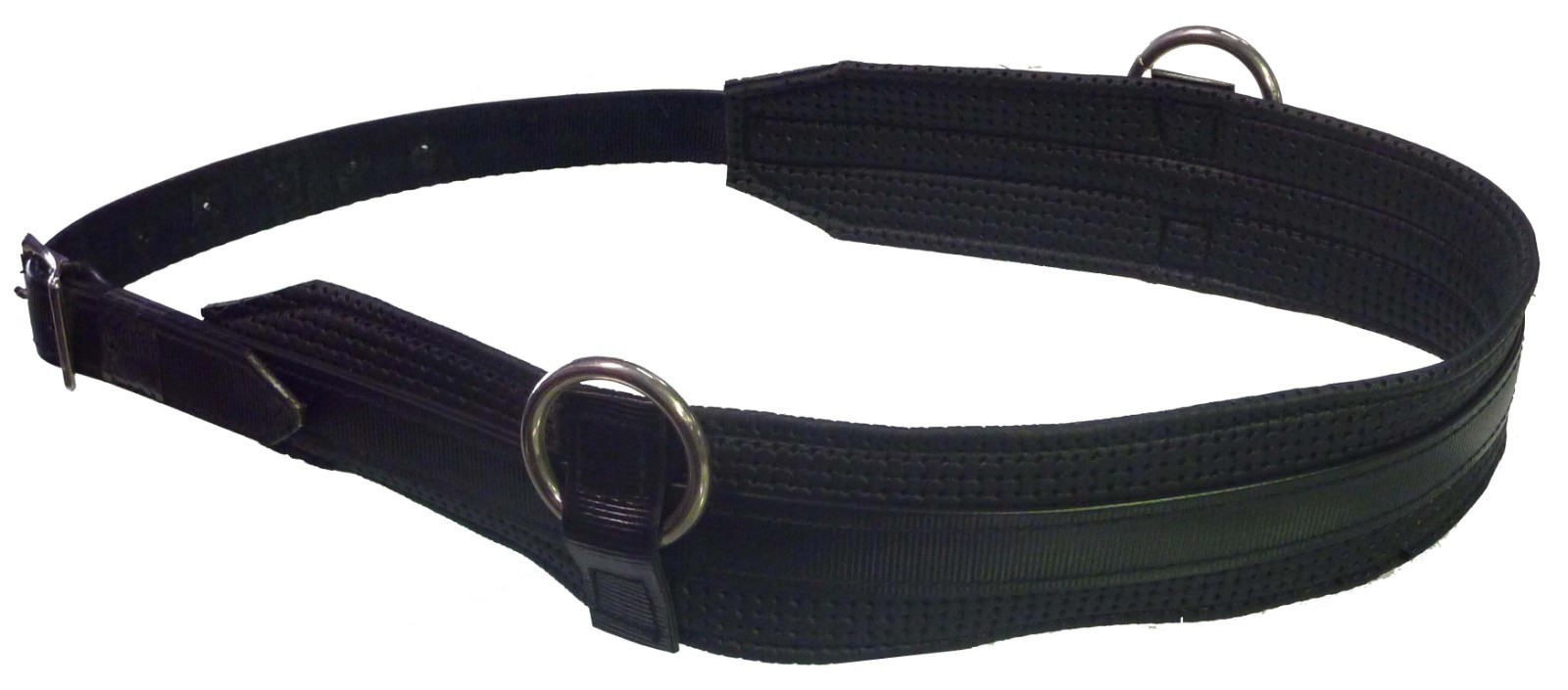 Horse Neck Strap 2.5 Inch Soft Padded With Side Dees For Reins In Black ...
