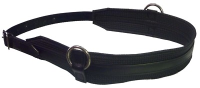 Horse Neck Strap 2.5 Inch Soft Padded With Side Dees For Reins In Black ...
