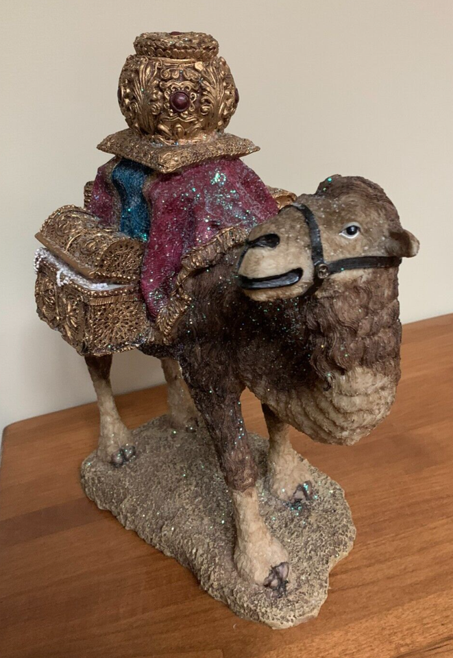 RARE Large Mark Roberts Camel Figurine Christmas Nativity Scene 14" x ...