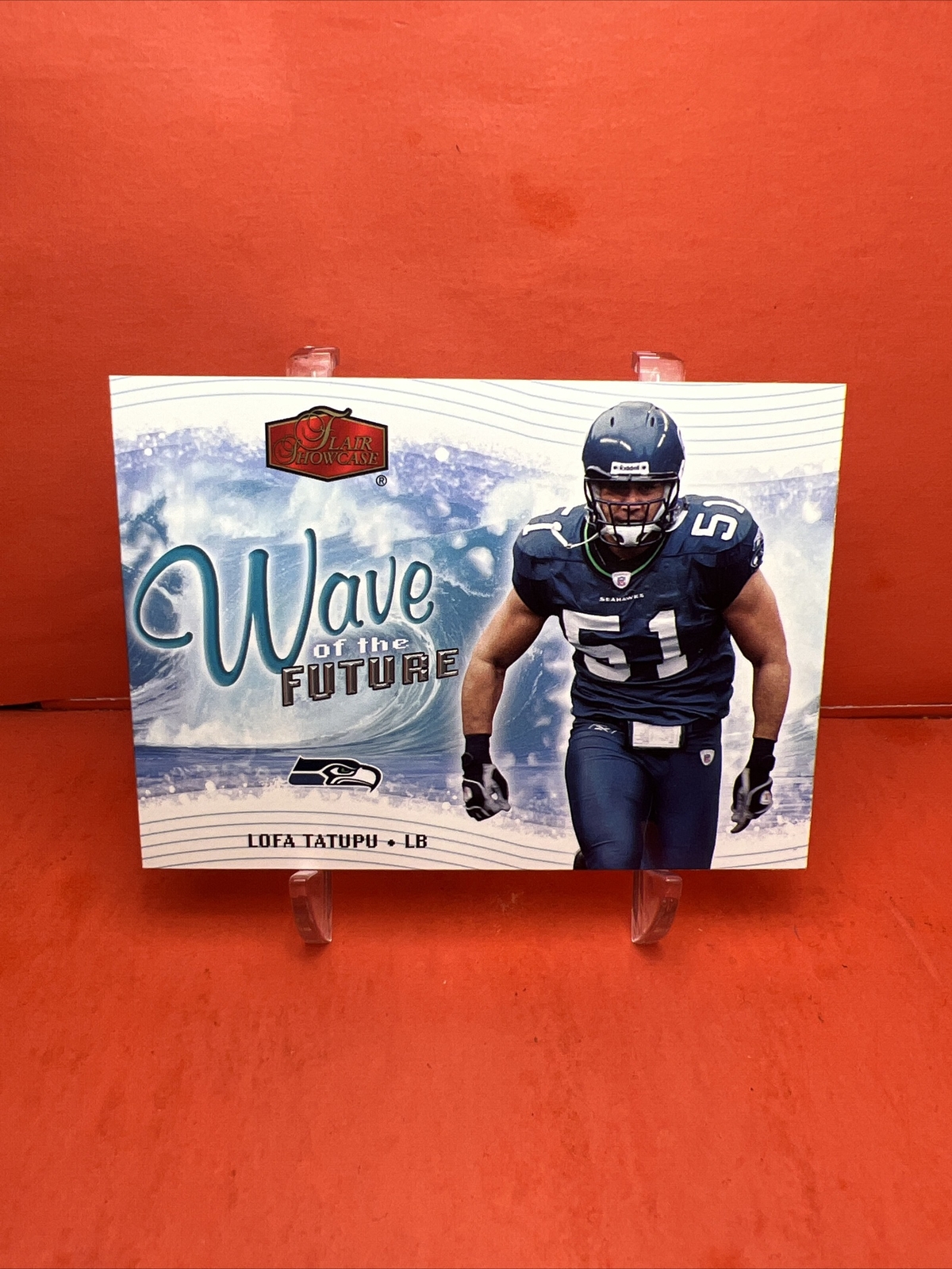 2006 Flair Showcase Wave of the Future Lofa Tatupu #WOTF18 Gem Mint | eBay