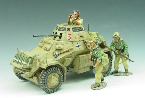 King & Country 1/30th scale AK24A WWII DAK German Armored Car | eBay