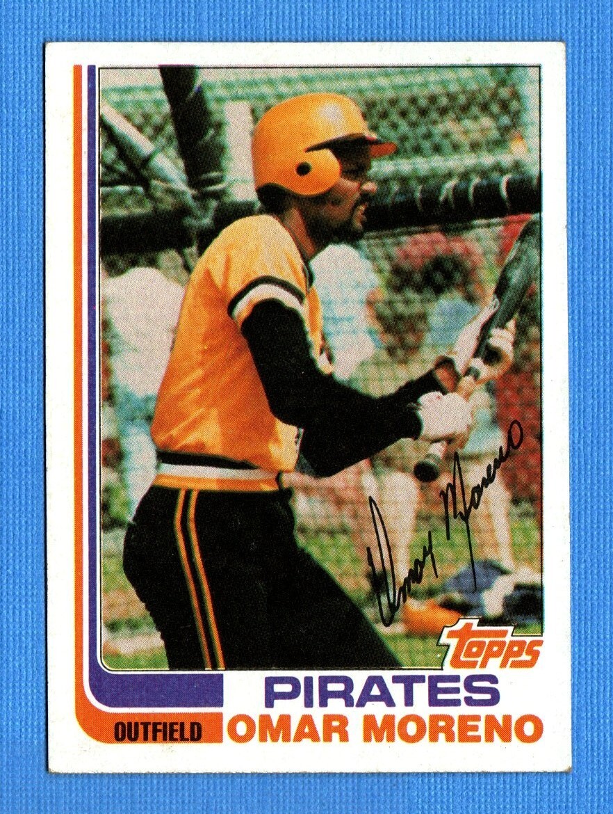 1982 Topps #395 Omar Moreno Pirates | eBay