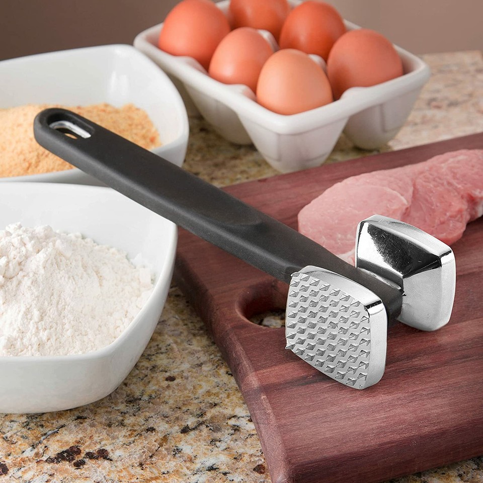 Spring Chef Meat Tenderizer Heavy Duty Hammer Mallet Tool Chicken