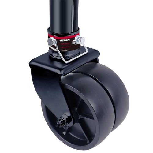 6" Dual Wheel Swivel Caster Trailer Tongue Jack Wheel for Trailer Jack ...
