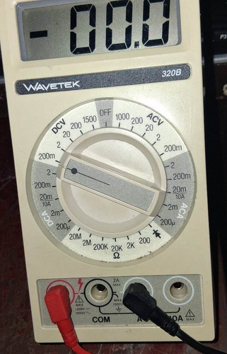 Vintage WAVETEK 310B/320B Digital Multimeter (Amp/Volt/Ohm) - Very Nice ...
