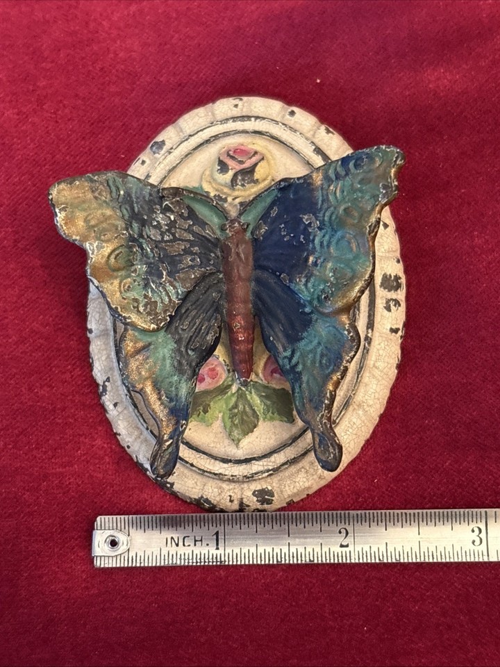 Vintage Sign WS 1926 Waverly Studio Pat.70189Cast Iron Butterfly Door knocker | eBay