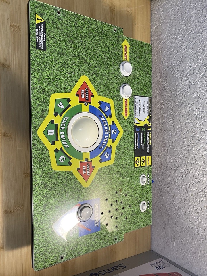 Arcade1Up Classic Golden Tee Arcade Control Deck Original | eBay