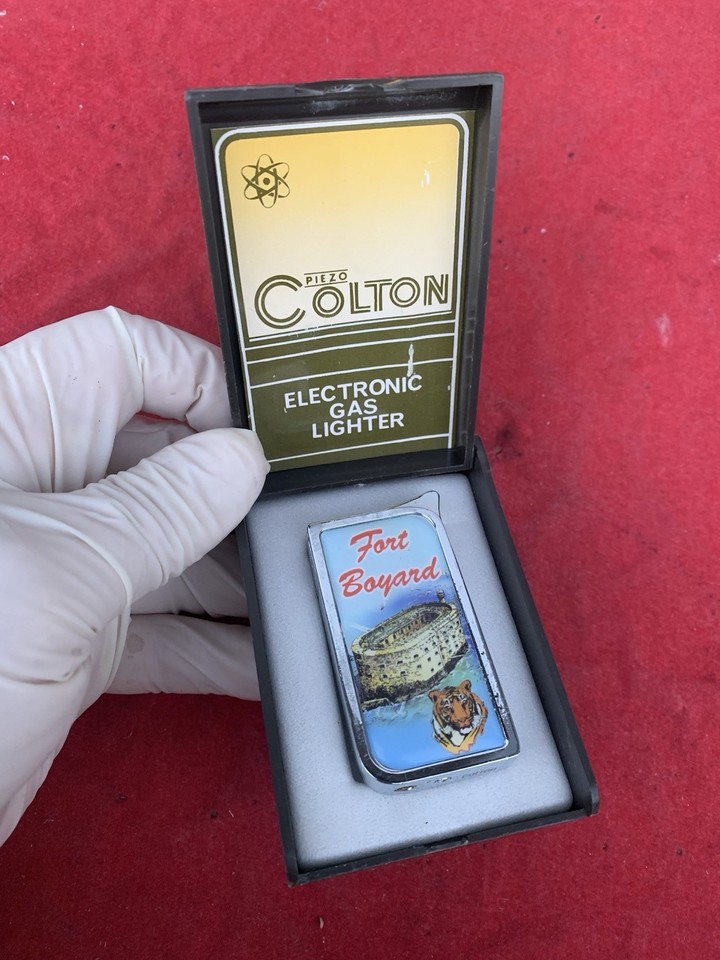 COLTON LIGHTER FORD BOYARD FEUERZEUG ACCENTINO BRIQUET MECHERO VINTAGE ...