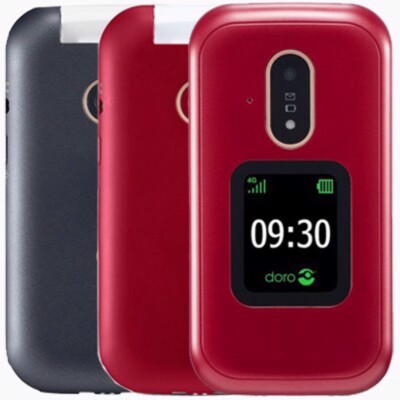 Doro 7080 4GB Big Buttons Easy To Use 4G Unlocked Mobile Phone - All ...