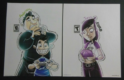 Penny Arcade ESRB Print Ad 8 x 11 Inch Poster Chris Jess Andersons ...