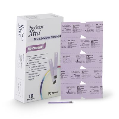 Precision Xtra Blood Ketone Test Strips (BX/10) | eBay