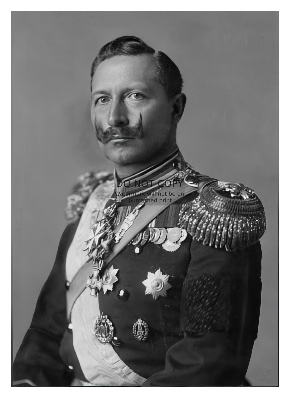 KAISER WILHELM II LAST EMPEROR OF GERMANY PRUSSIA WORLD WAR 1 WWI 5X7 ...