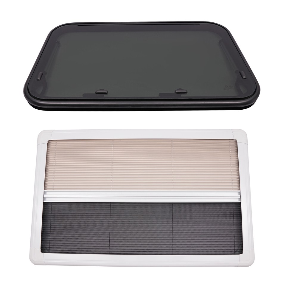 36” W X 22” H RV Exit Window Ultra Thick Tempered Glass Camper ...