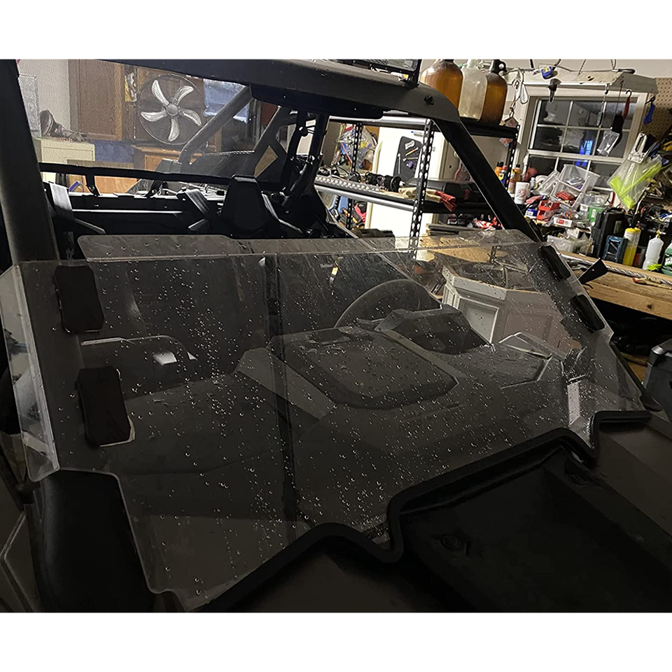 Heavy Duty UTV Half Windshield for Polaris RZR PRO XP/4 RZR PRO R/4 ...