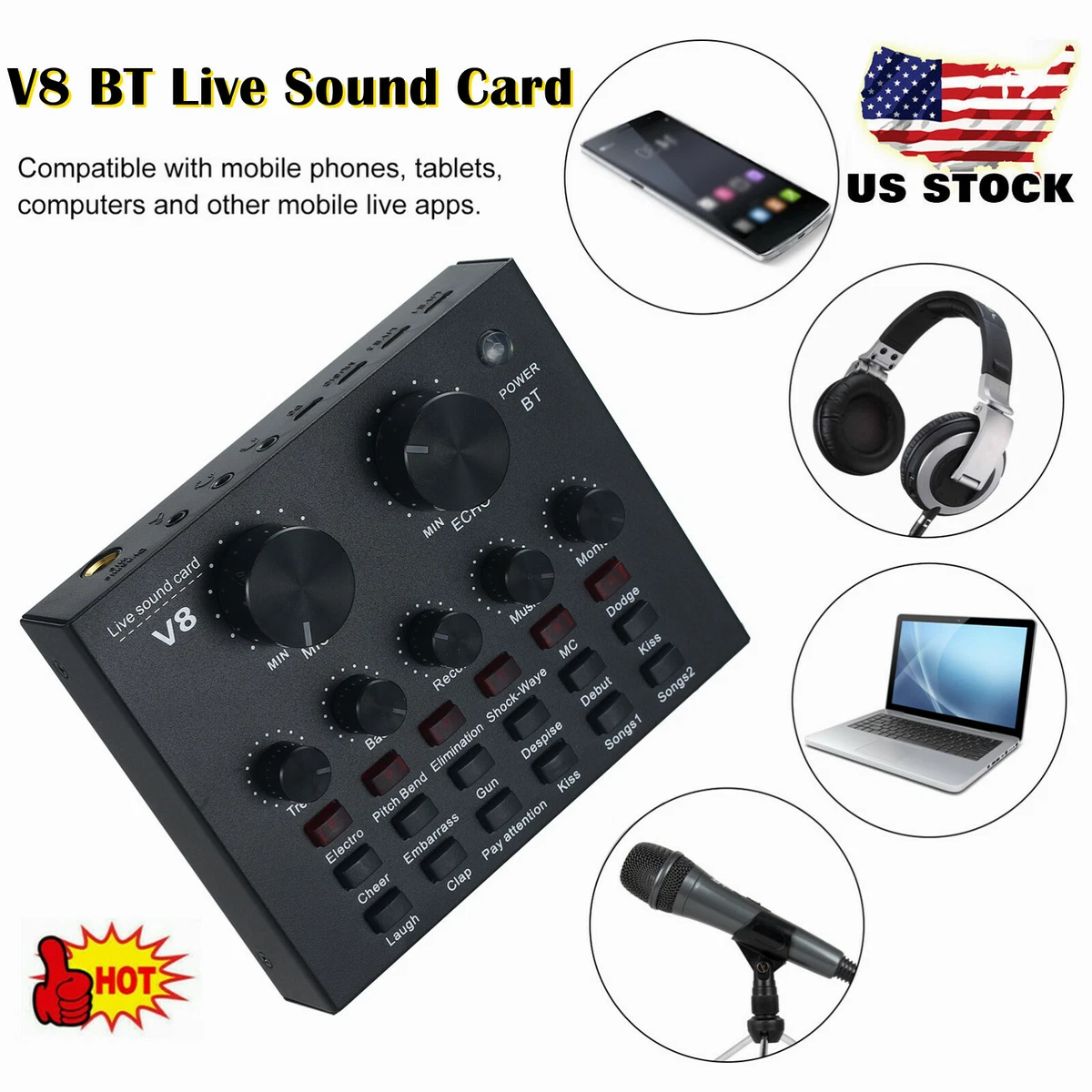 Dj External Sound Card