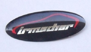 Irmscher Lenkrademblem Badge Aufkleber Logo für Irmscher Lenkrad ...