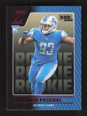 Josh Paschal RC 2022 Zenith Red Zone Detroit Lions #155 | eBay