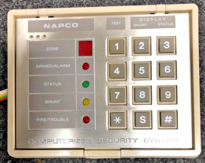 Napco RP854 Computerized Security System Keypad | eBay