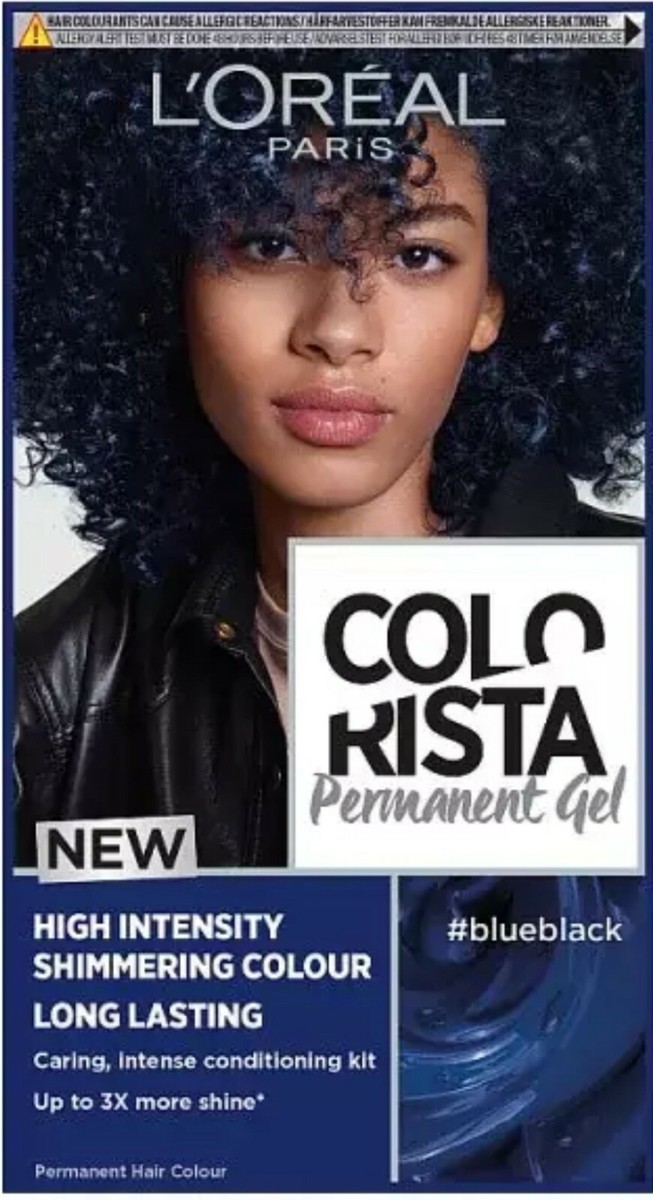 Midnight Blue Black Hair Color