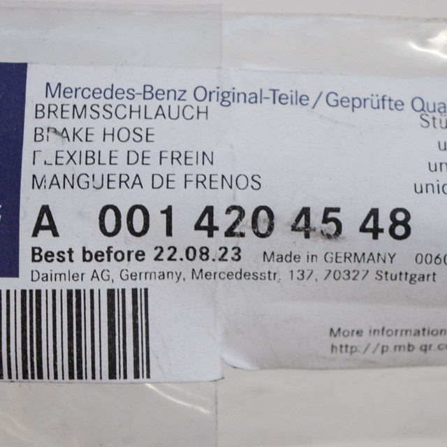 Mercedes-Benz C W205 Rear Brake Pipe Hose A0014204548 OEM for sale ...